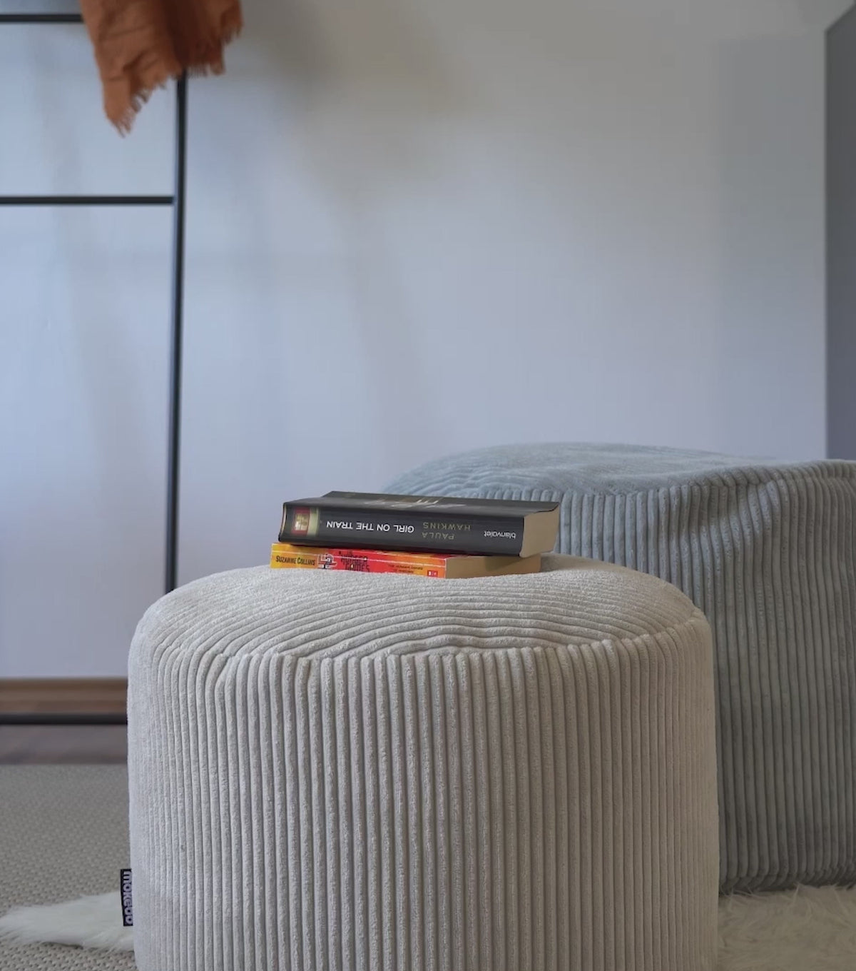 Pouf Hocker Sitzhocker Fußhocker Beistelltisch Sitzpouf Puff Sitzwürfel
